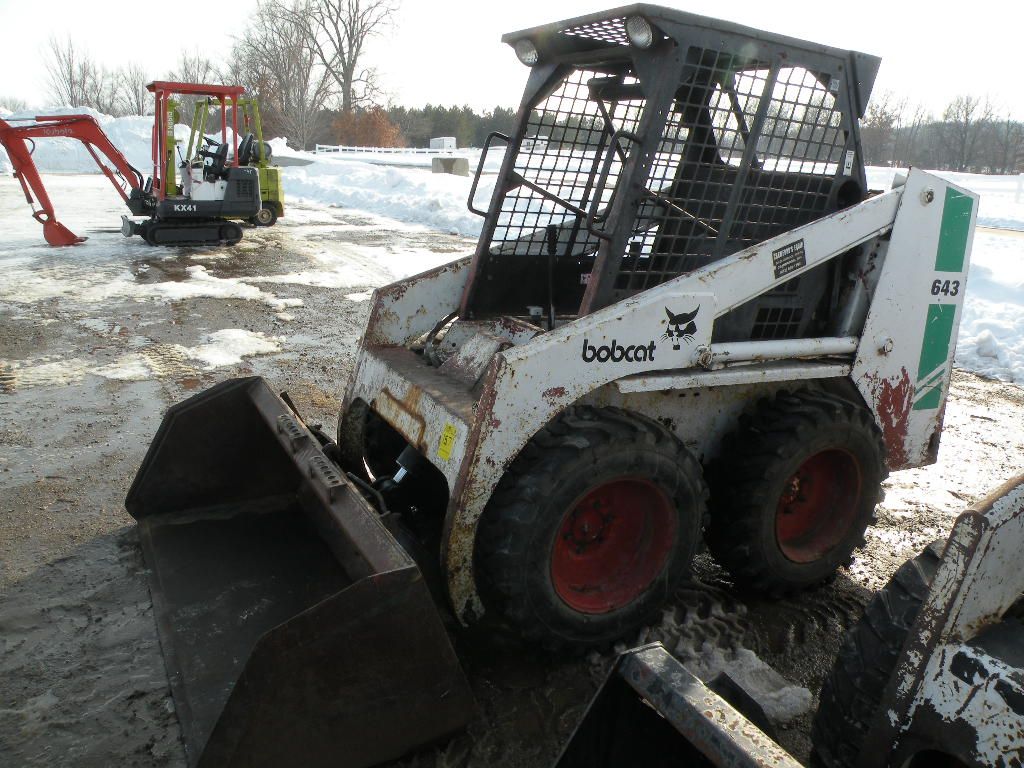 Bobcat 643 diesel SN#5015m20322 67" Bucket