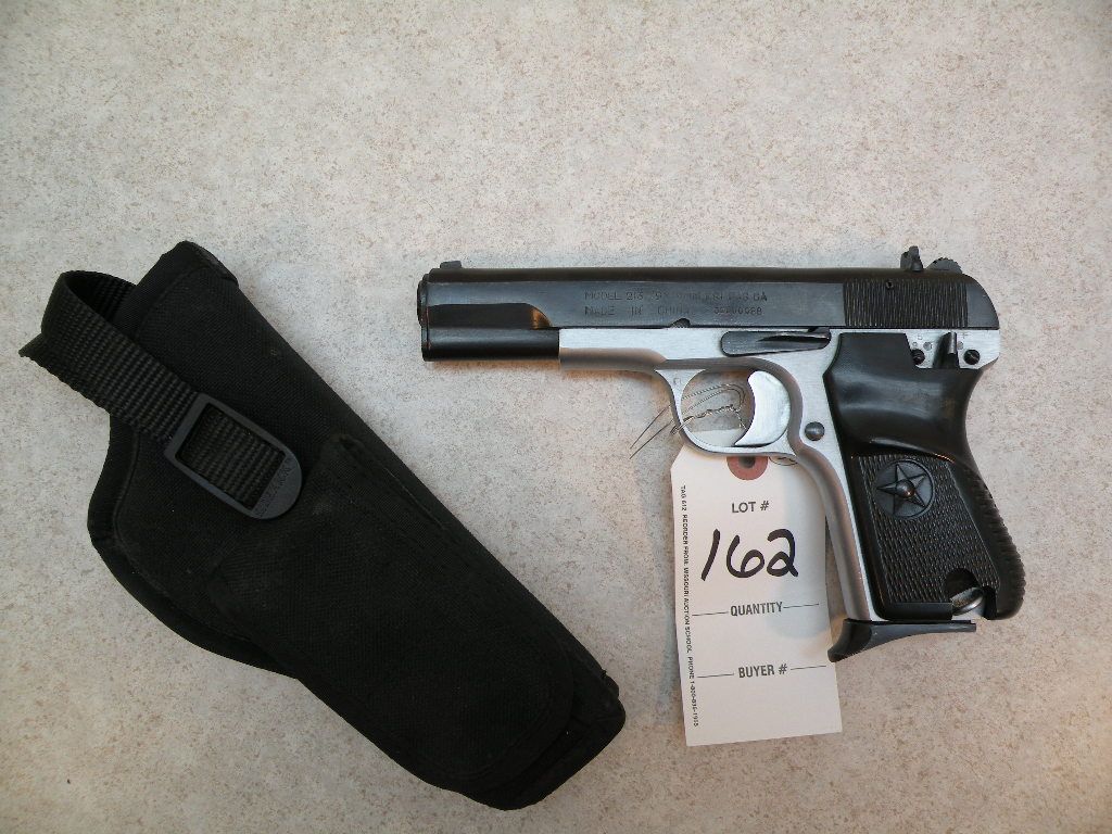 KSI Made in China Model 213, 9mm pistol w/holster SN#32000988