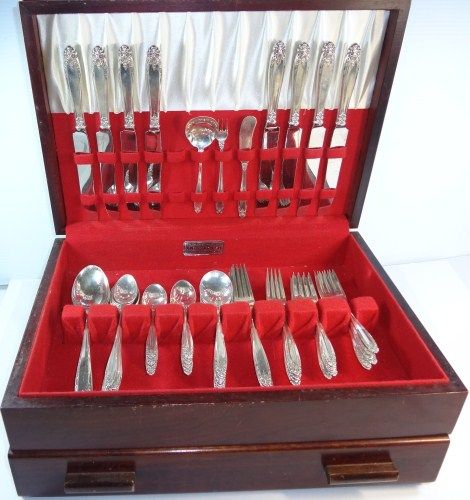 Vintage Sterling silver Flatware Set International silver Co. "Prelude ...