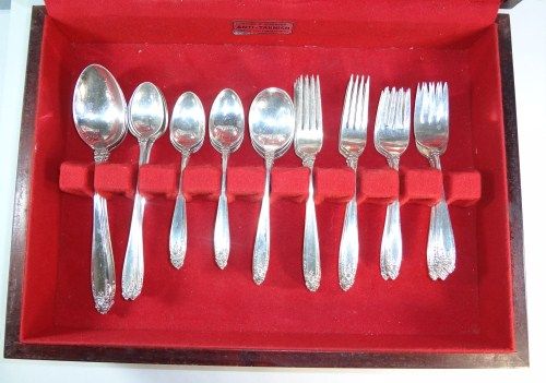 Vintage Sterling silver Flatware Set International silver Co. "Prelude ...