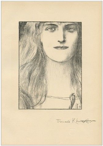Fernand Khnopff Original Lithograph