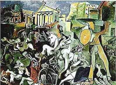 PICASSO "BATTLE SCENE"