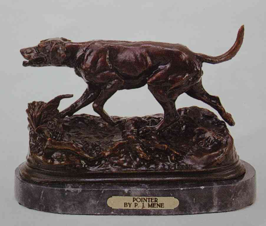 "POINTER" BRONZE SCULPTURE - MENE