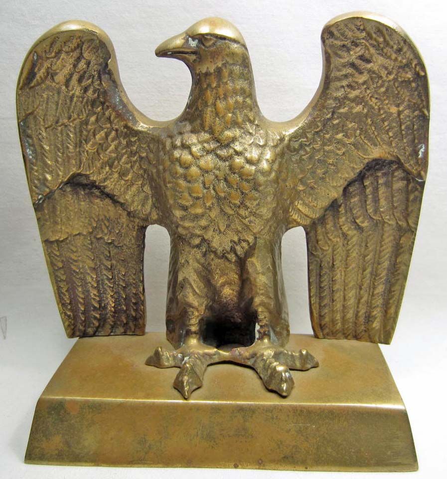 BRASS GERMAN NAZI EAGLE TABLE STATUE