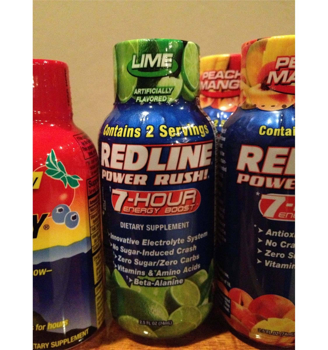 Redline Power Rush and 5-Hour Energy Shots