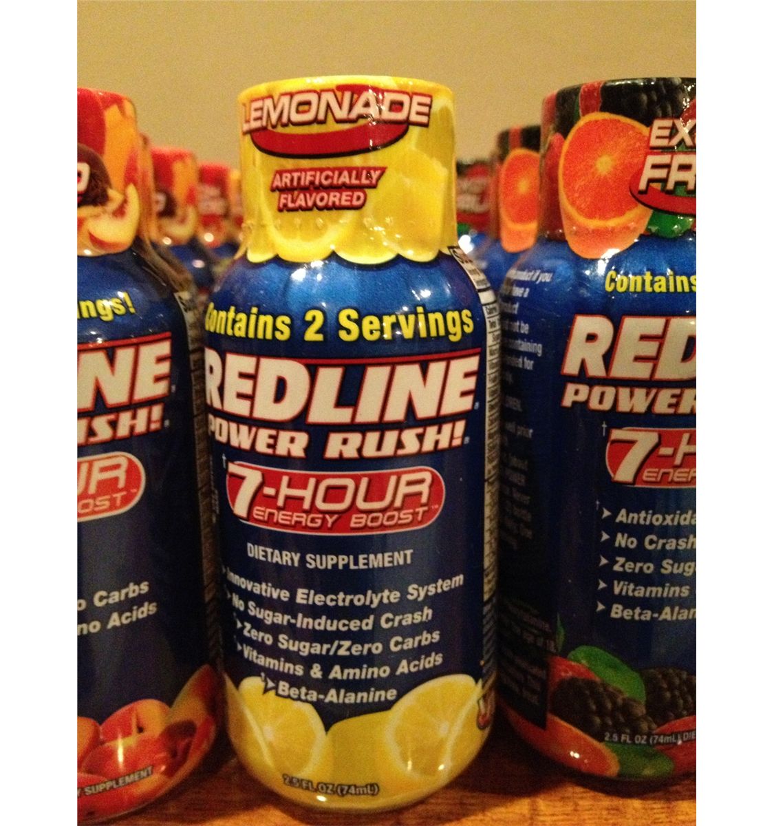 Redline Power Rush and 5-Hour Energy Shots