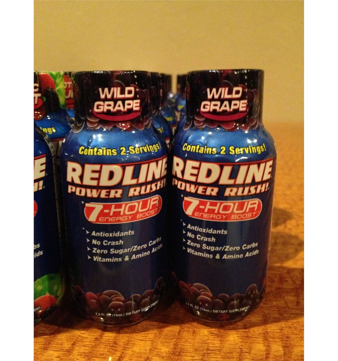 Redline Power Rush and 5-Hour Energy Shots