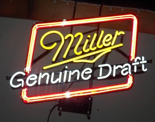 Miller Neon Sign