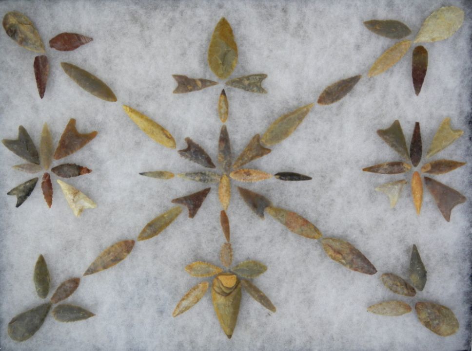 Collection of Montana Canada Arrowheads