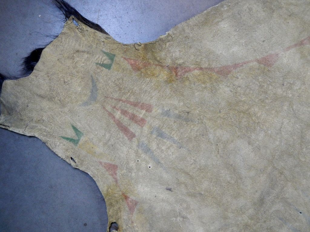Sioux Painted Buffalo Hide pre-1850's