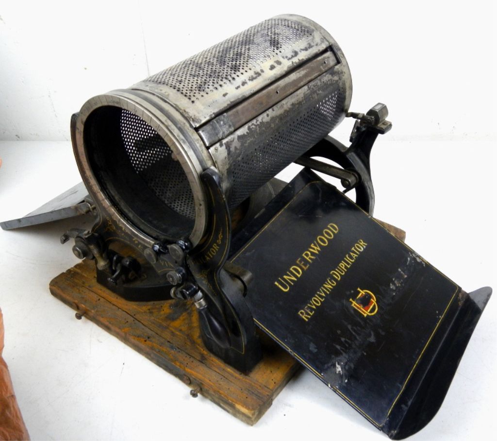 Antique Underwood Revolving Duplicator