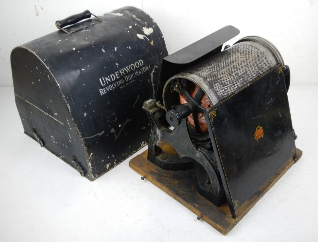 Antique Underwood Revolving Duplicator