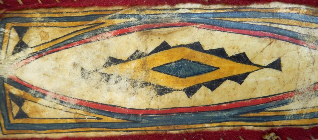 Cheyenne Parfleche Sheath and Knife