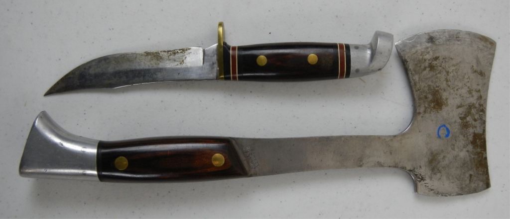 Western Cutlery Knife and Hatchet Set
