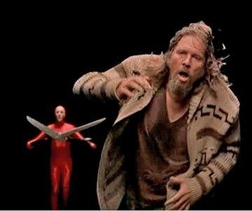 Big Lebowski Uli Kunkel-Nihilist #1 (Peter Stormare) Red Body Suit
