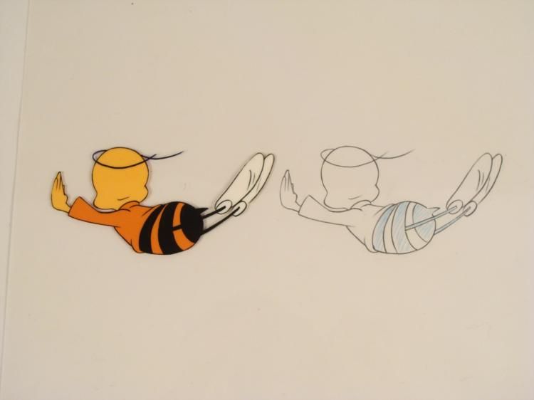 Cheerios Drawing Original Cel Cereal Animation Buzz Art