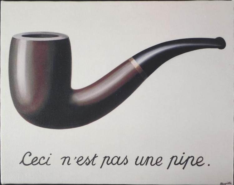 La Trahison des Images Rene Magritte Print On Canvas