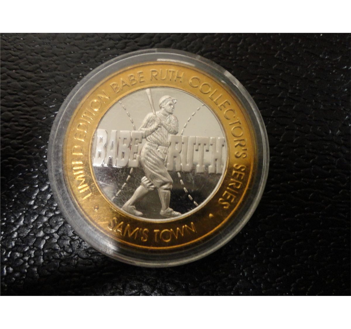 BABE RUTH COLLECTOR CASINO TOKEN .999 FINE SILVER