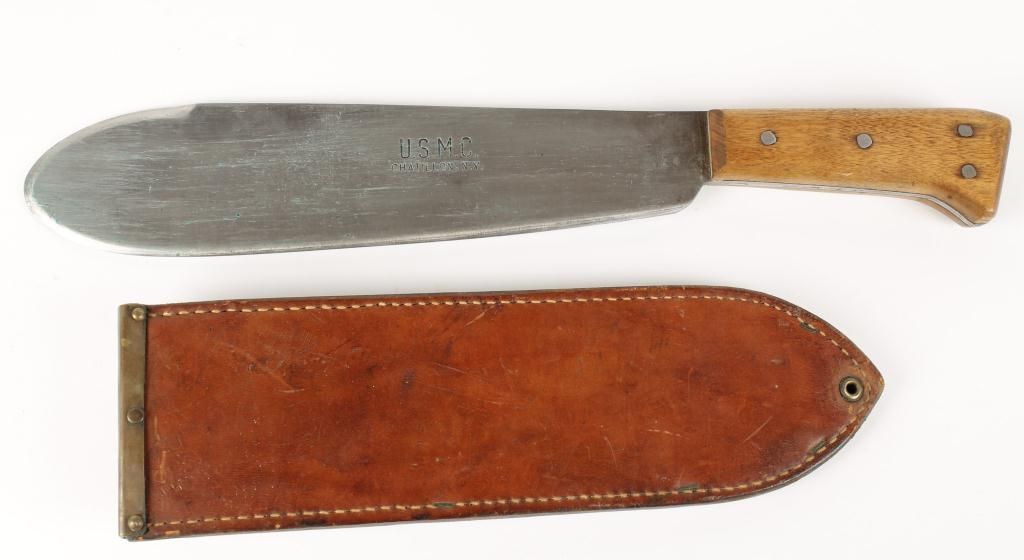 USMC Bolo Knife with Original Scabbard