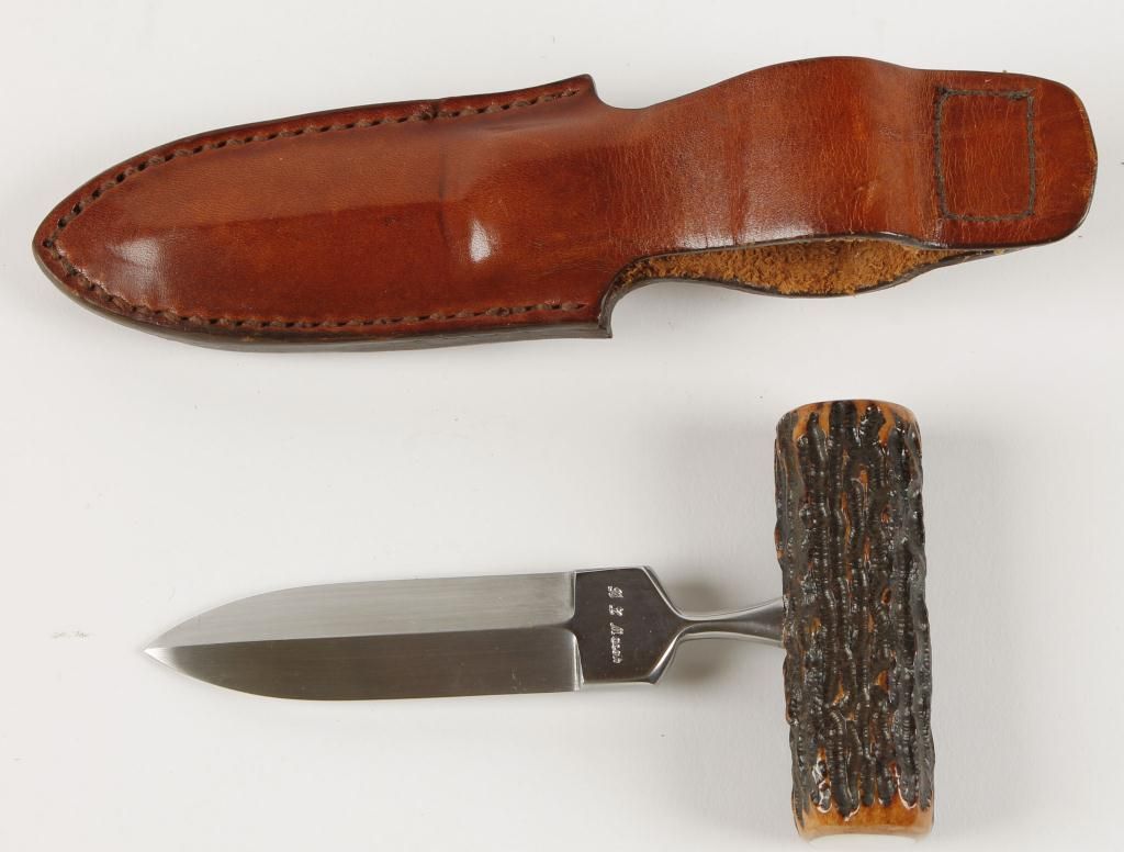 Vintage Push Dagger & Scabbard