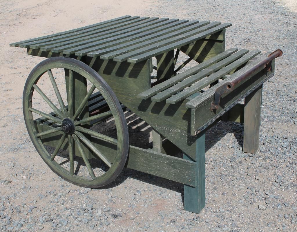 Amish Rolling Display Table