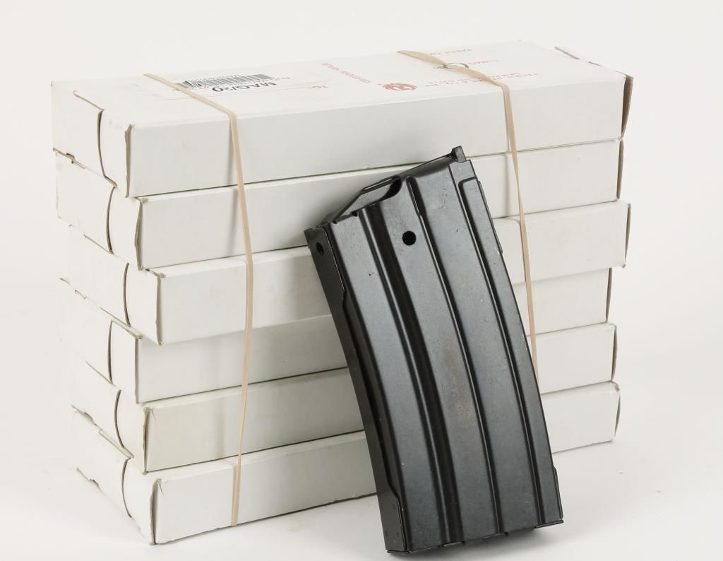 Lot of (6) Factory 20 Round Mini-14 Magazines