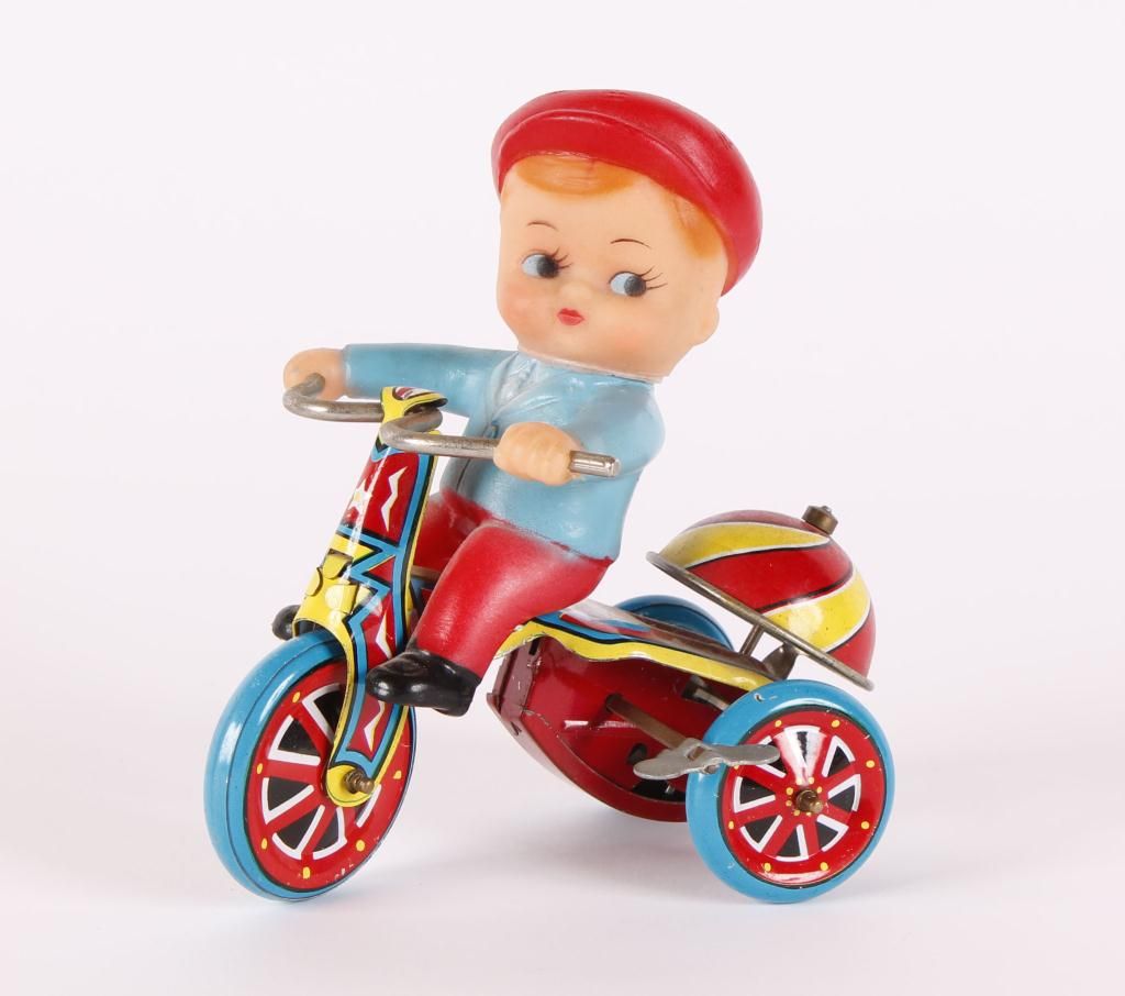 Lot of 2 1950s Tin Style Toys