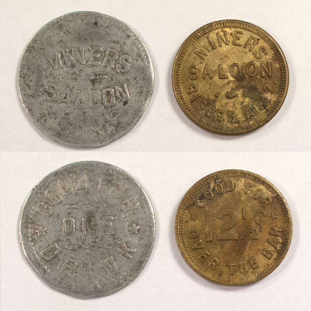 Rare MINERS SALOON TOKEN LOT