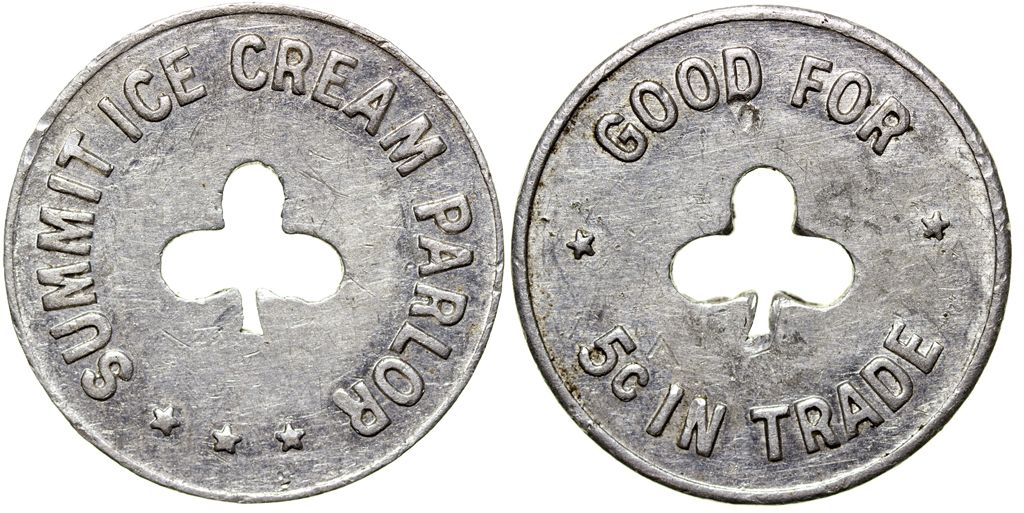 Summit Ice Cream Parlor Token