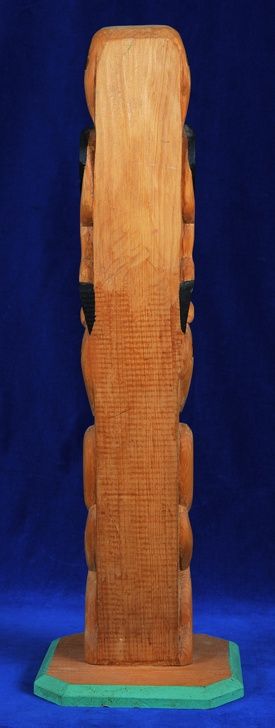Tsimshian Eagle Wolf Guardian Totem Carved by Andrew Morrison From ...