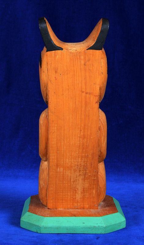 Tsimshian Wolf Totem Carved by Andrew Morrison From Kincolith, Nass ...