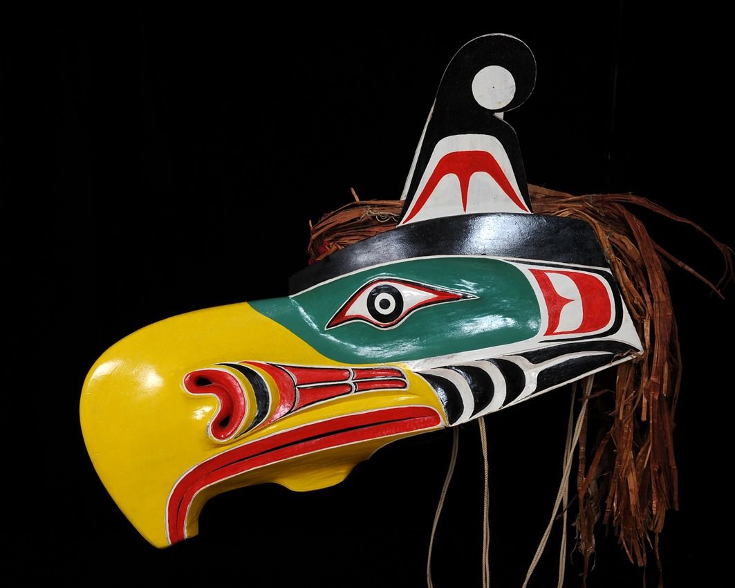 Kwakwaka'wakw Thunderbird Dance Mask Carved by Charlie George ca. 1960 ...