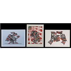 Three George Hunt Jr. Artist Proofs; "First Born" 15"x 22 ...