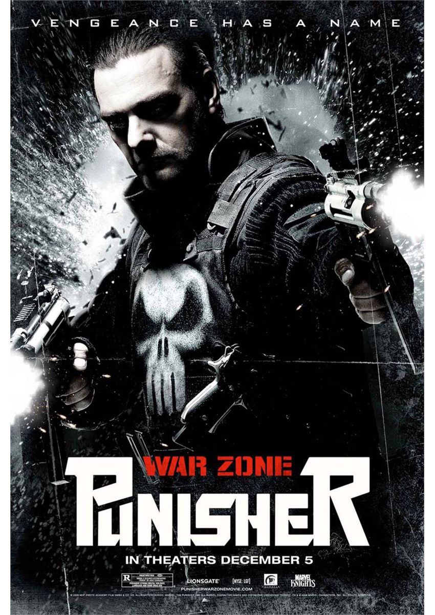 5 Rare 35mm Film Cell Strips from the MARVEL Movie " PUNISHER WAR ZONE ...