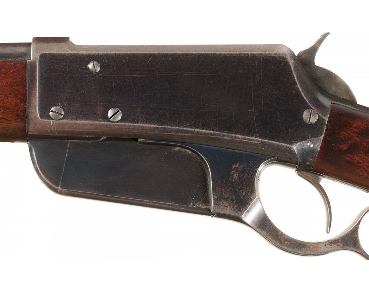 Scarce and Desirable Early Production Winchester Model 1895 Flat Side ...