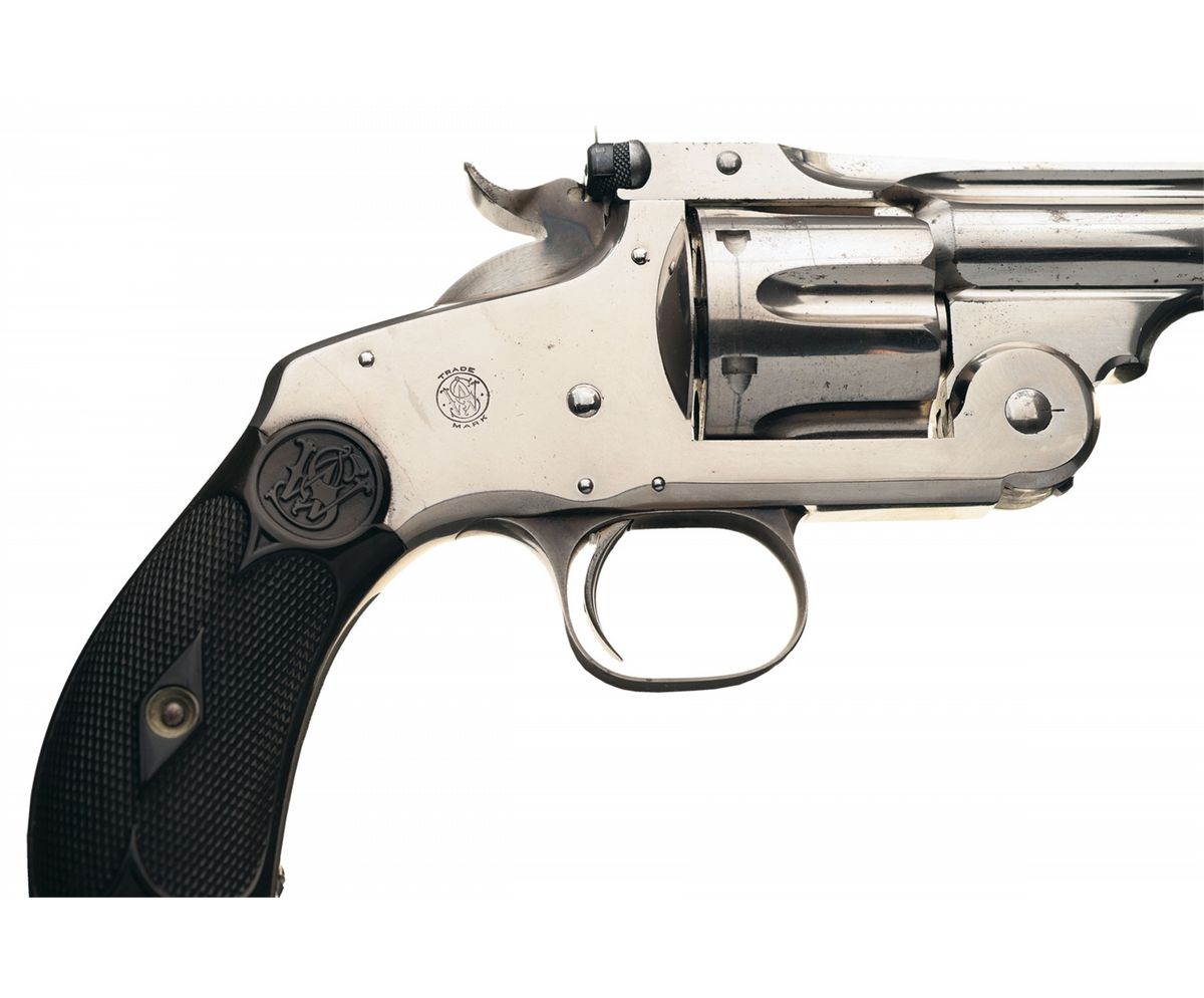 Excellent Smith & Wesson New Model No. 3 Single Action Revolver with ...