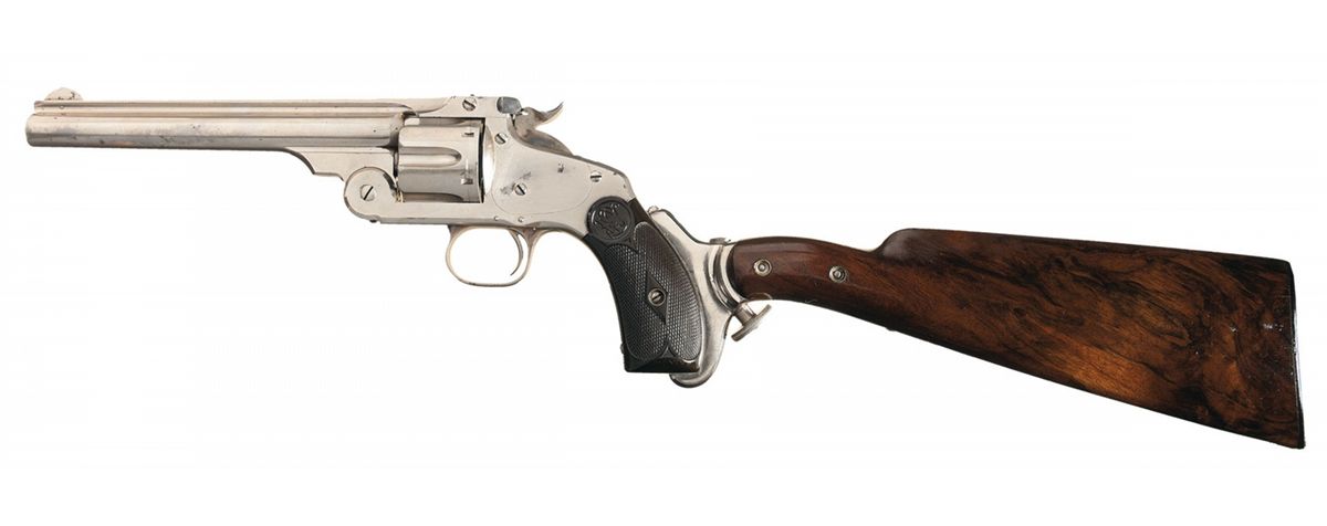 Scarce Smith & Wesson New Model No. 3 Australian Single Action Revolver ...