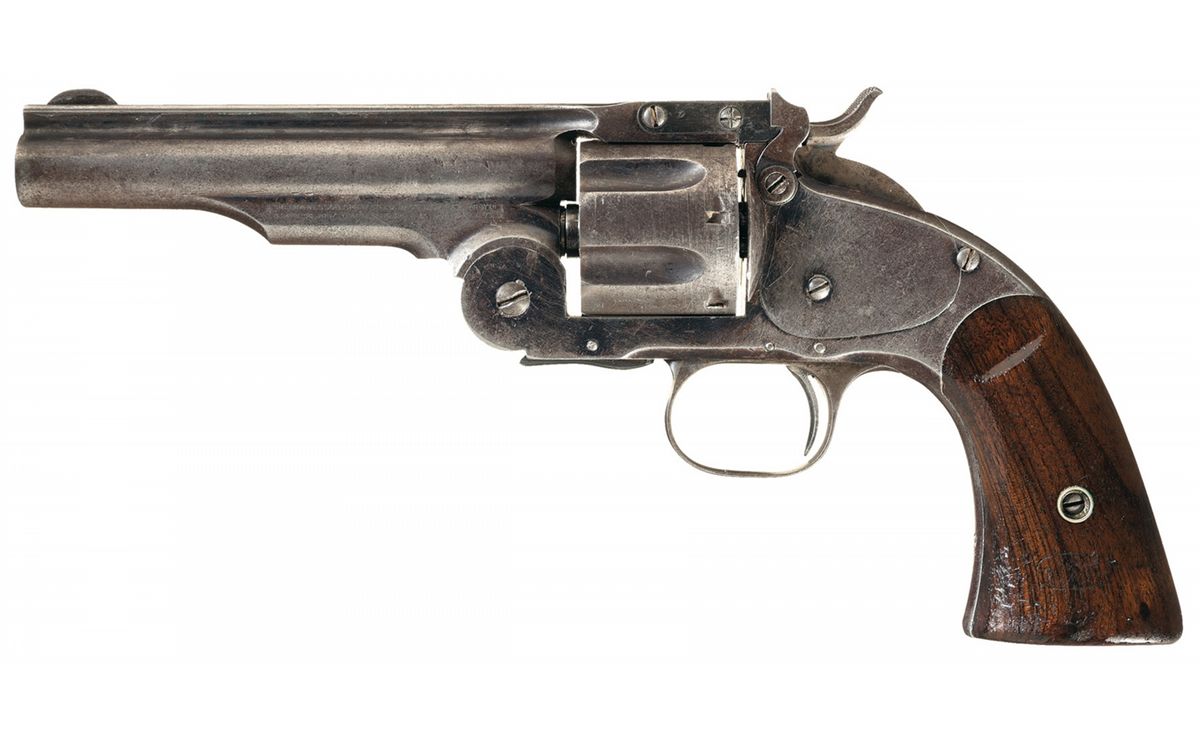 Scarce Wells Fargo Marked U.S. Smith & Wesson First Model Schofield ...