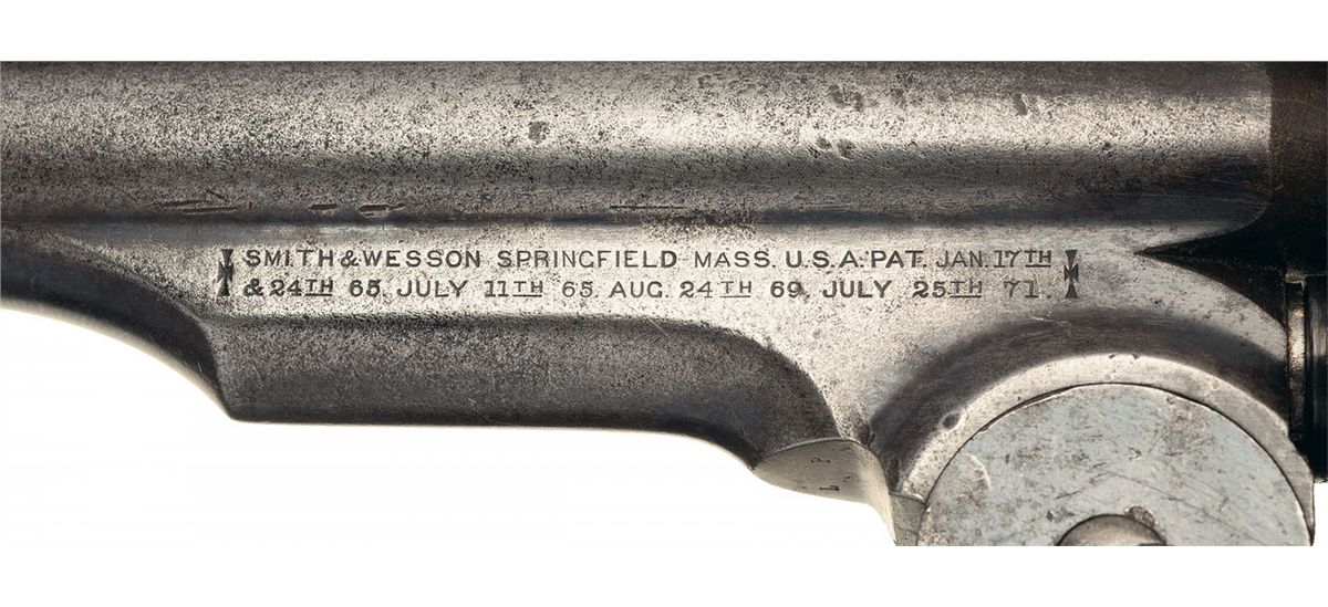 Scarce Wells Fargo Marked U.S. Smith & Wesson First Model Schofield Revolver