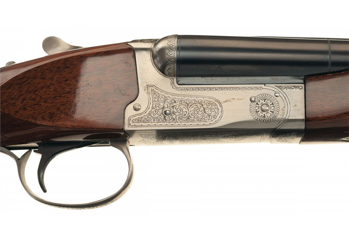 Engraved Winchester Model 23 XTR Pigeon Grade 20 Gauge Shotgun with ...