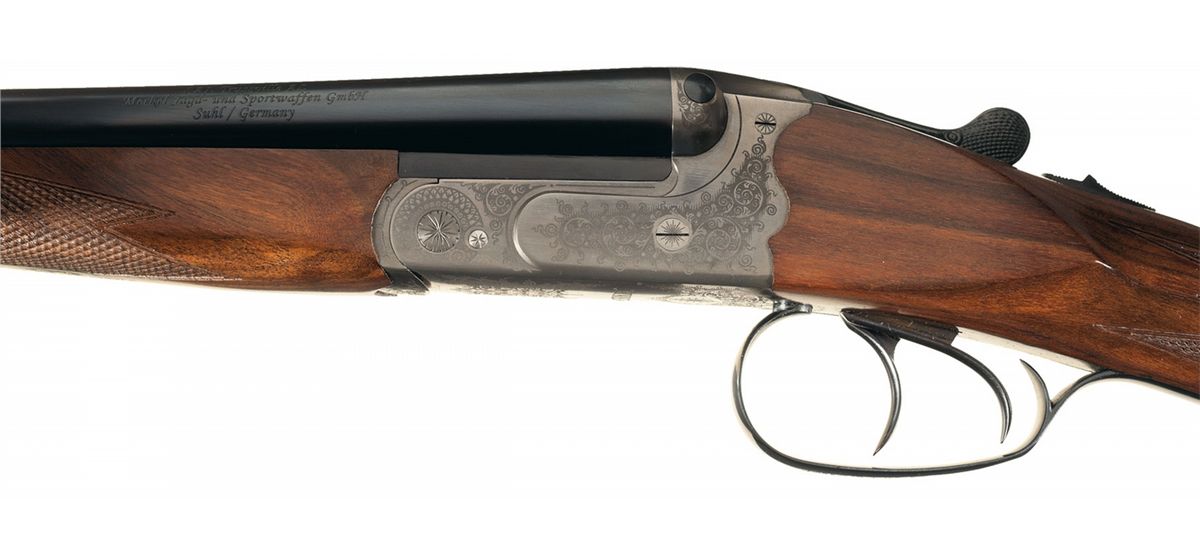 Excellent Merkel Model 280 Side by Side 28 Gauge Shotgun with Original Box