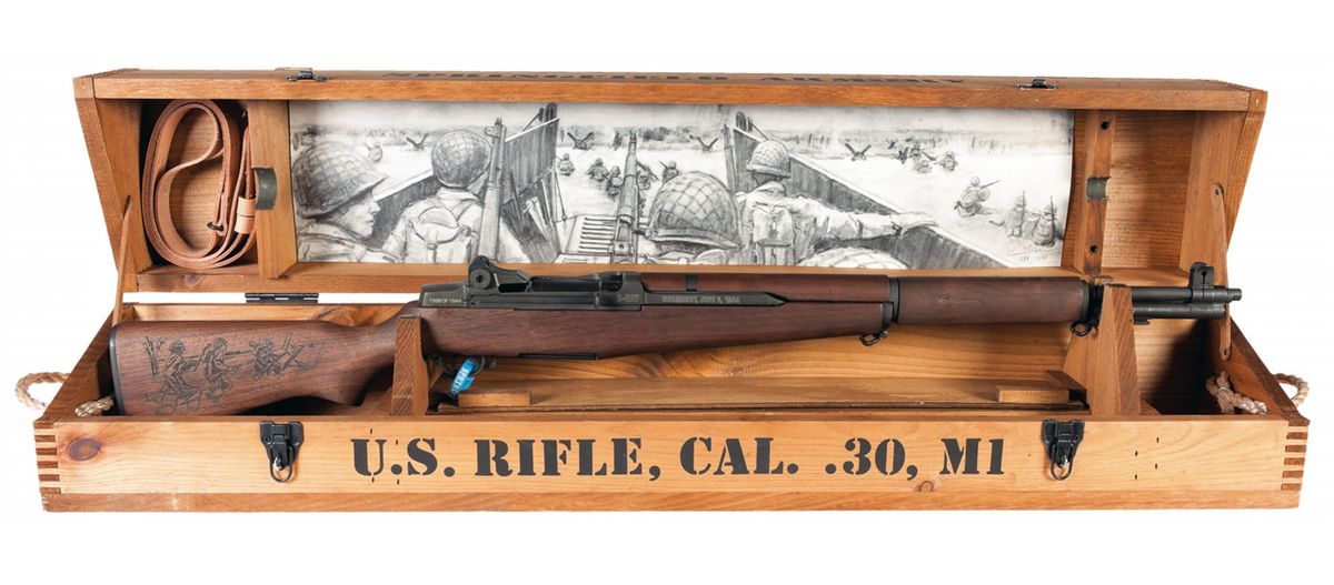 Springfield Armory D-Day Commemorative M1 Garand Semi-Automatic Rifle ...