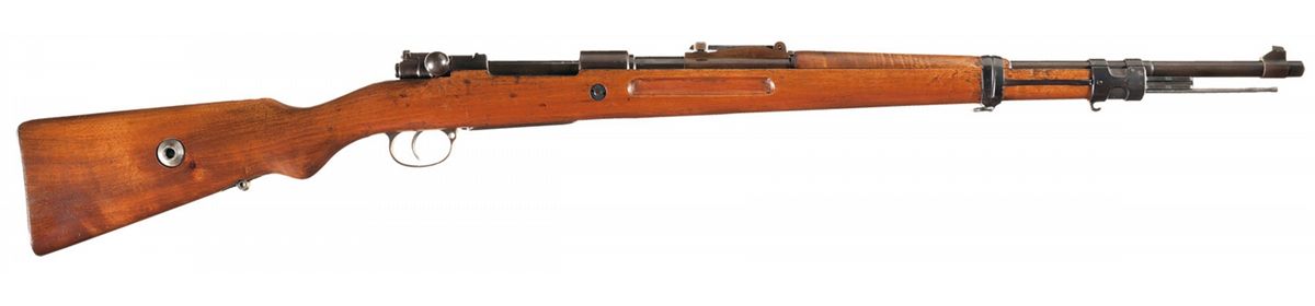 German Gewehr 98 Bolt Action Rifle Reworked as a K98 with Death's Head ...