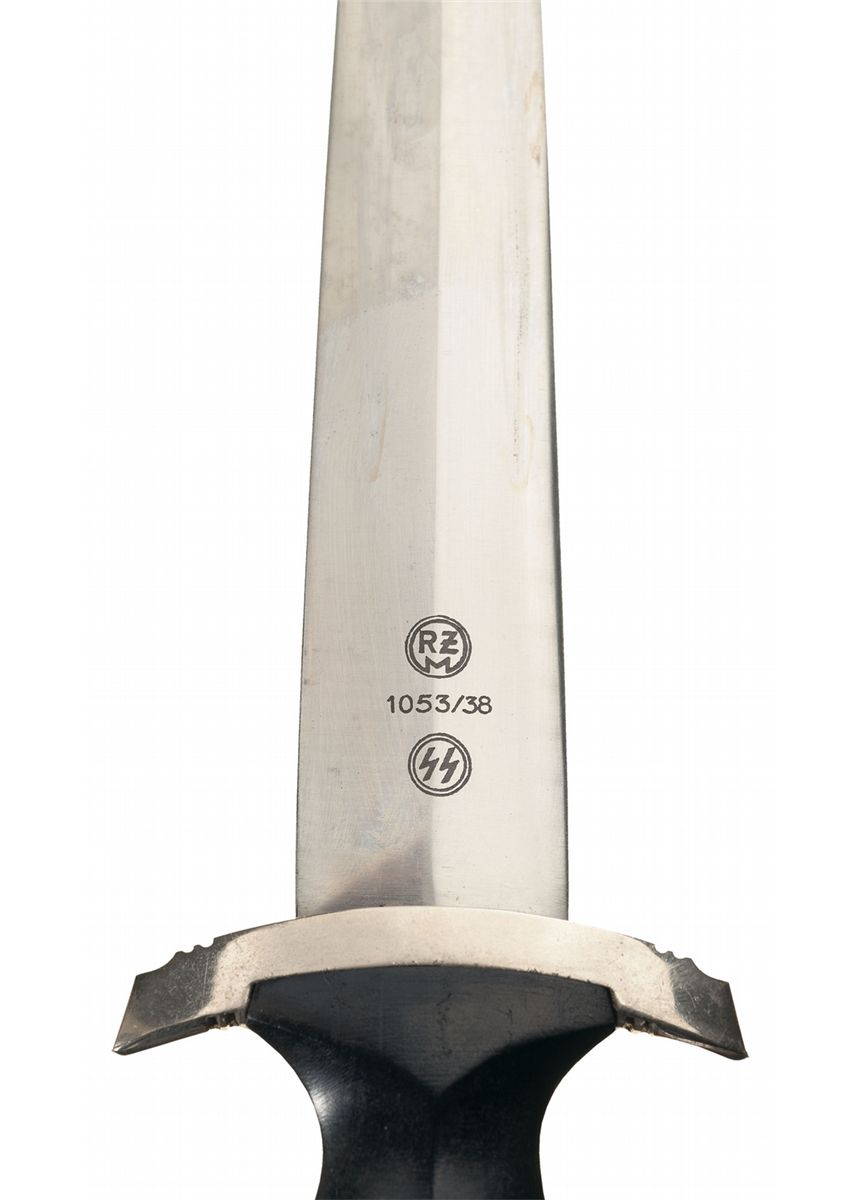 Nazi WKC SS Dagger with Sheath and Scarce RZM Inventory Tag