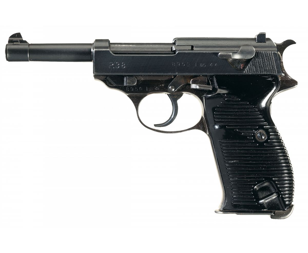 World War II Walther "ac44" Code P38 Semi-Automatic Pistol