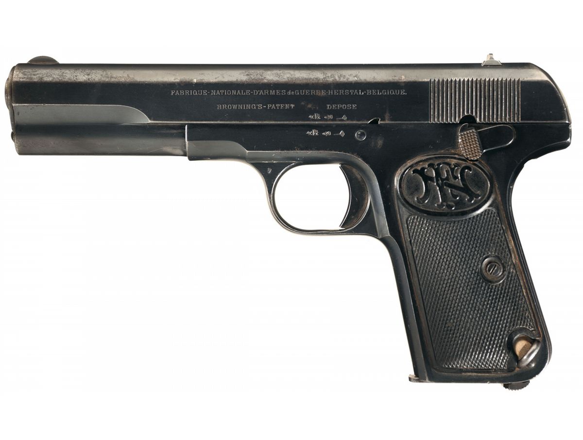Scarce French Retailer Marked FN Browning Model 1903 Semi-Automatic Pistol