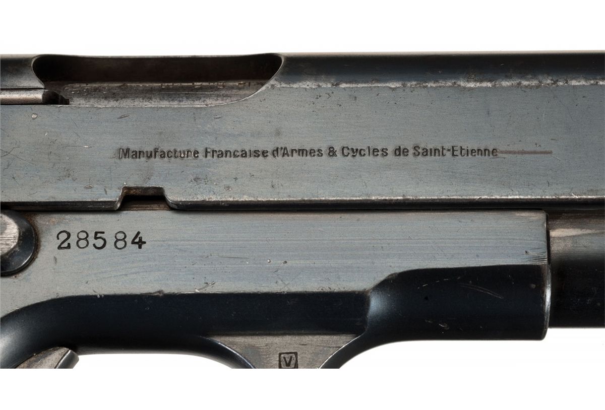 Scarce French Retailer Marked FN Browning Model 1903 Semi-Automatic Pistol