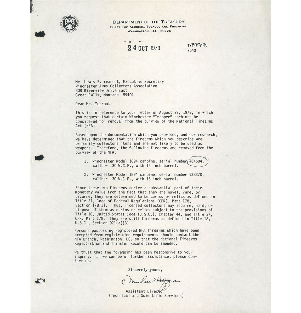 Scarce Winchester Model 1894 Lever Action Saddle Ring Trapper Carbine ...