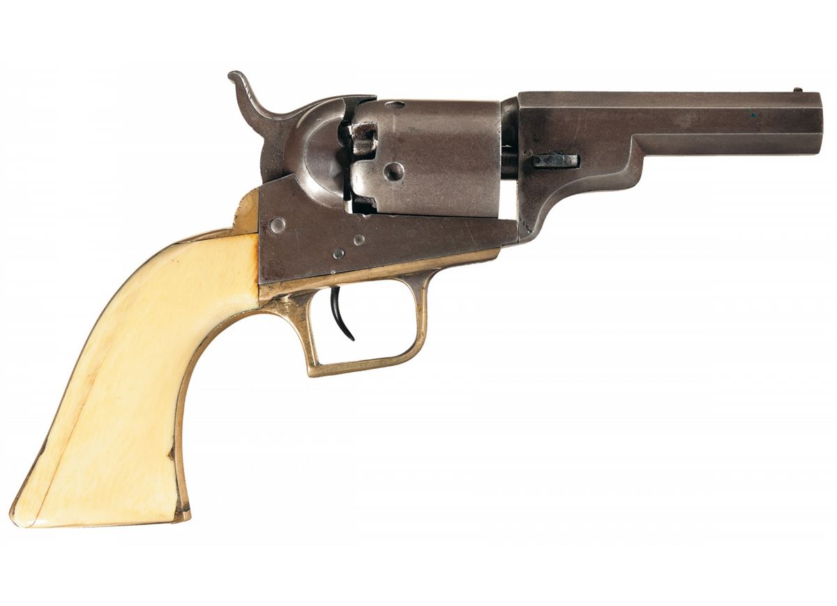 Colt Model 1848 Baby Dragoon Percussion Revolver with Ivory Grip ...