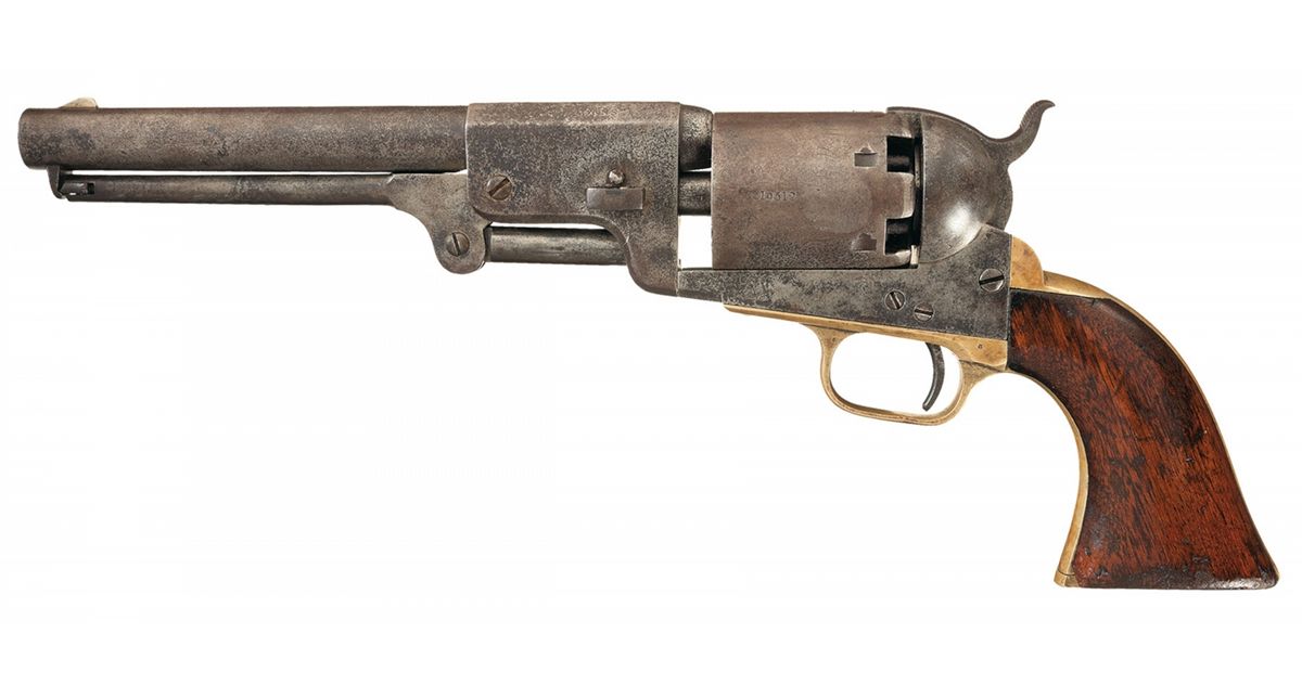 Colt Third Model Dragoon Revolver with Rare C.L. Dragoons Markings
